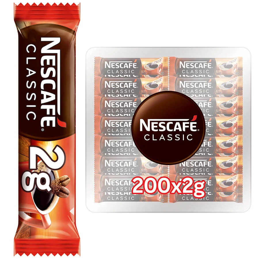 Nescafé Classic Çözünebilir Kahve 2g 200'lü Paket - Ofiste